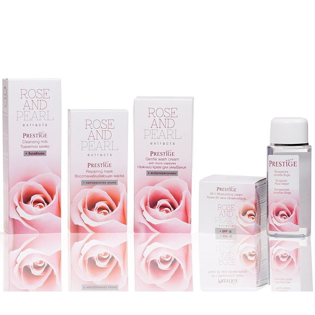 Rose and Pearl Face Care Set Rosa Impex | Ladysline.com