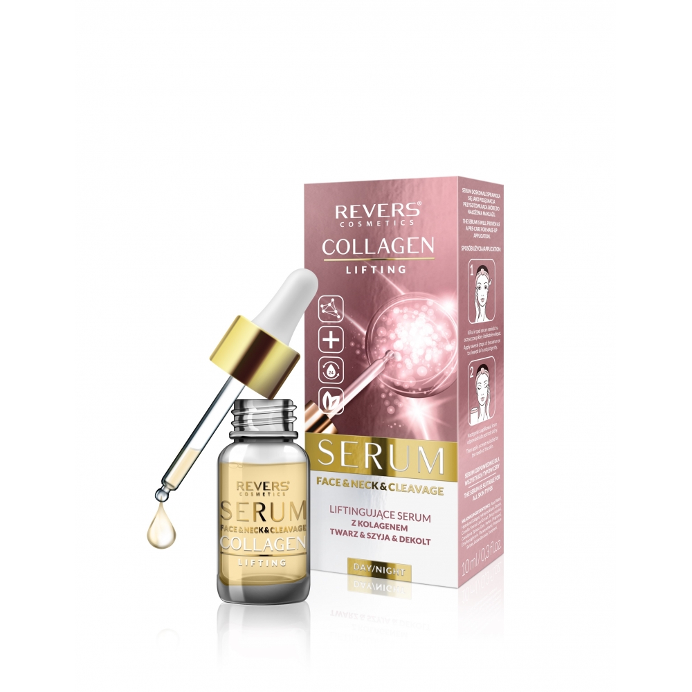 Lifting Serum for Face, Neck and Cleavage Collagen Revers Cosmetics ...